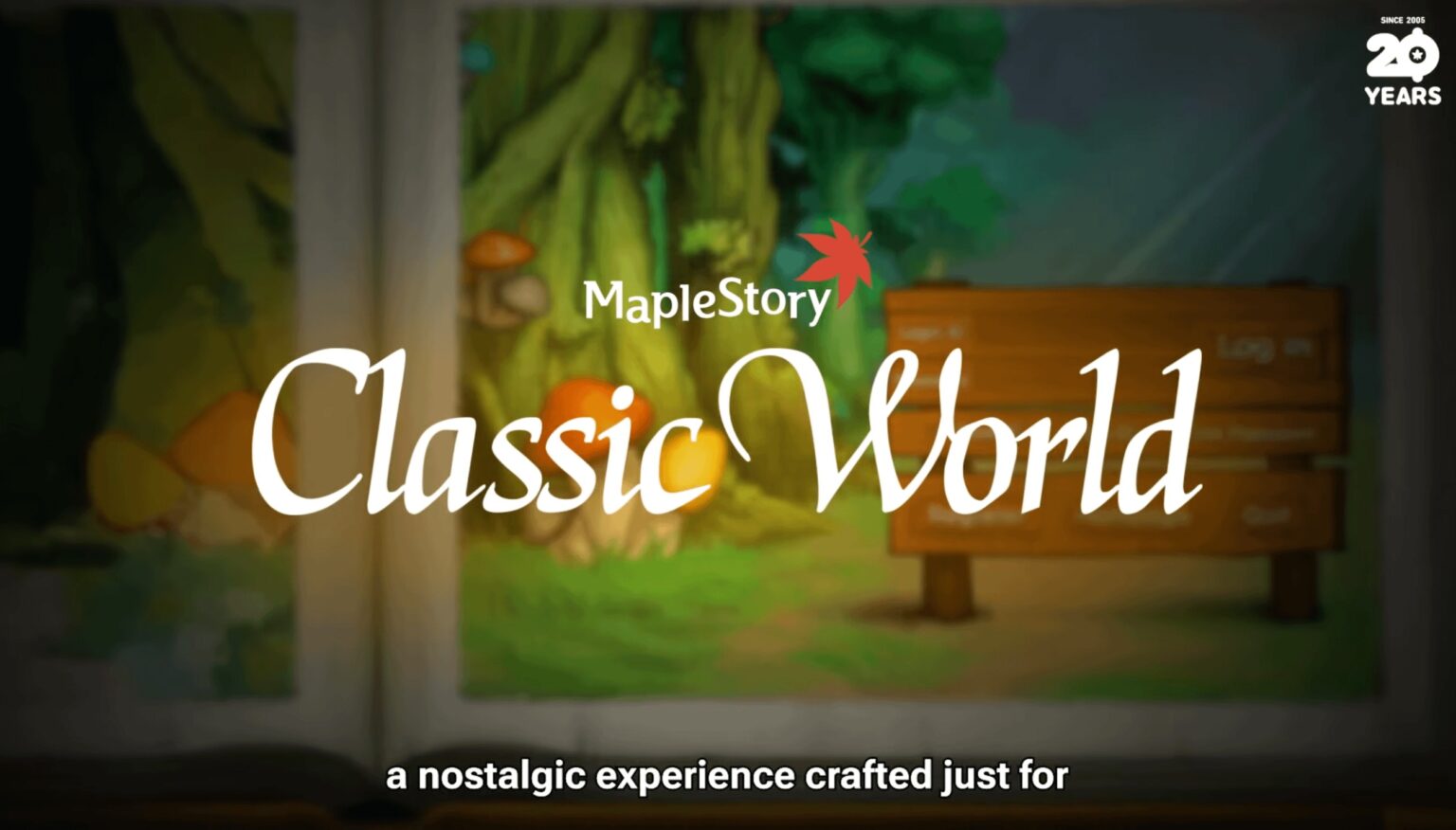 MapleStory Classic World Announced for 20th Anniversary