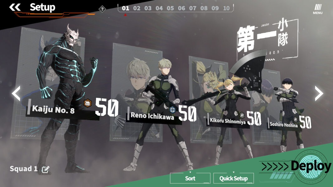 KAIJU NO. 8 THE GAME Pre-Registration Opens on Mobile and PC