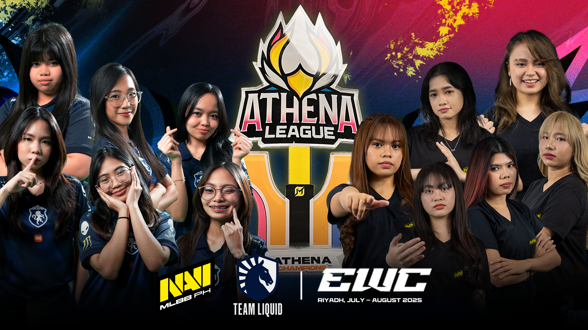 NAVI PH & Team Liquid PH to Represent Philippines at MWI 2025 After Athena League Dominance