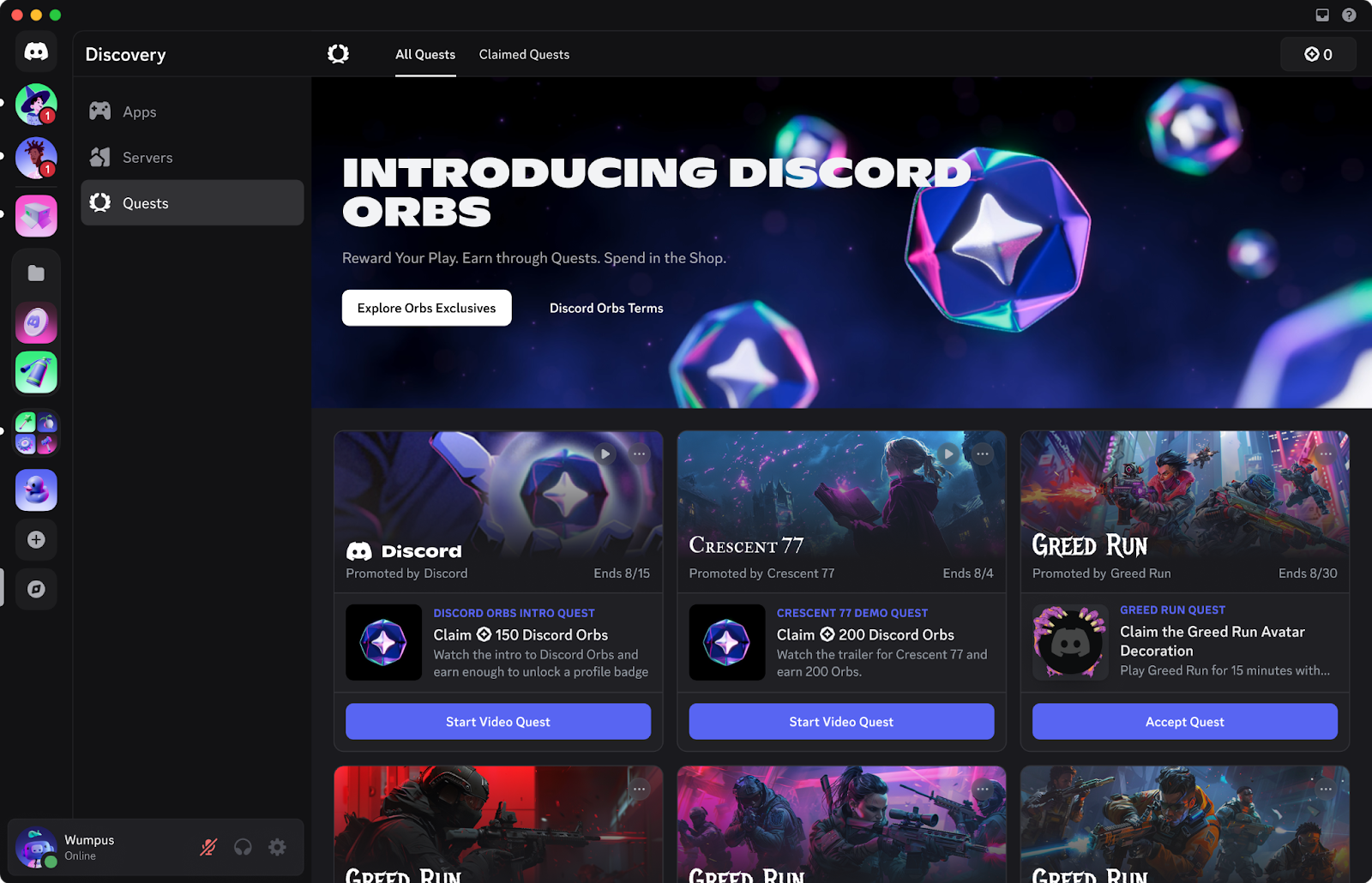 Discord Launches ‘Orbs’ Globally: Earn Nitro & Perks Through Quests