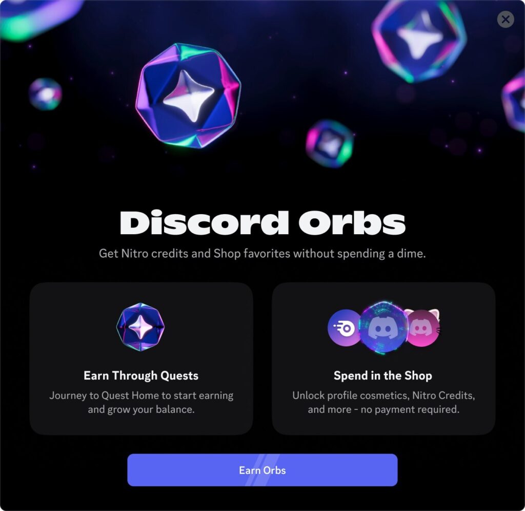 Discord Launches ‘Orbs’ Globally: Earn Nitro & Perks Through Quests