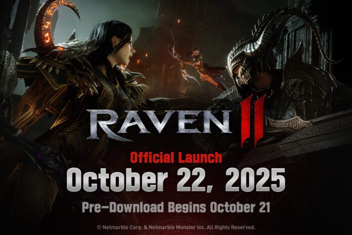 Netmarble’s Brutal MMORPG Raven2 Officially Launching on October 22, 2025